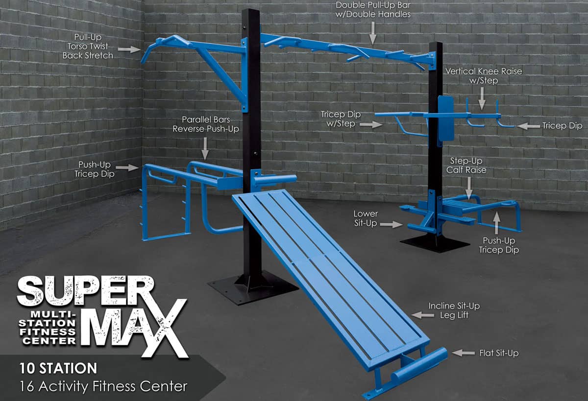 SuperMAX Correctional Fitness Equipment - 100% Made in USA