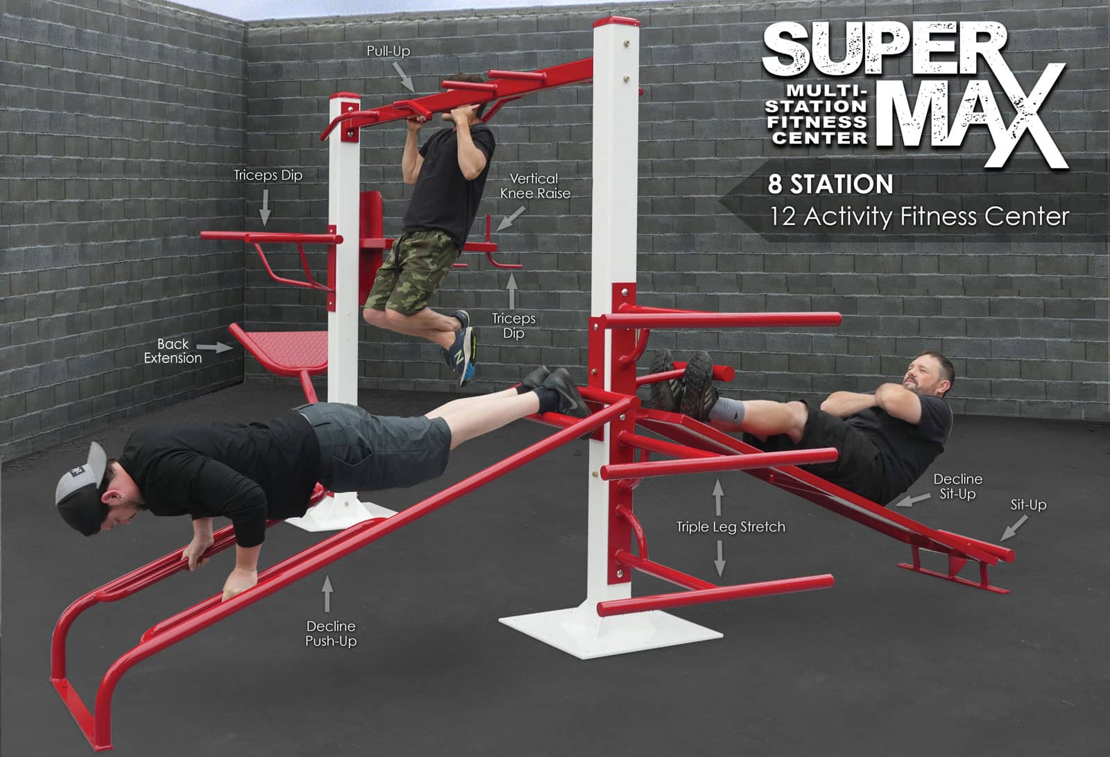 SuperMAX Correctional Fitness Equipment - 100% Made in USA